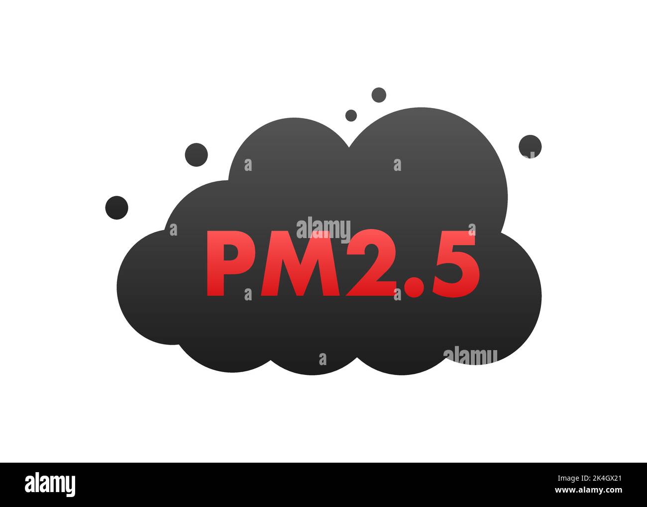 Air Pollution icon, PM 2,5. Prevention sign. Vector stock illustration Stock Vector Image & Art ...