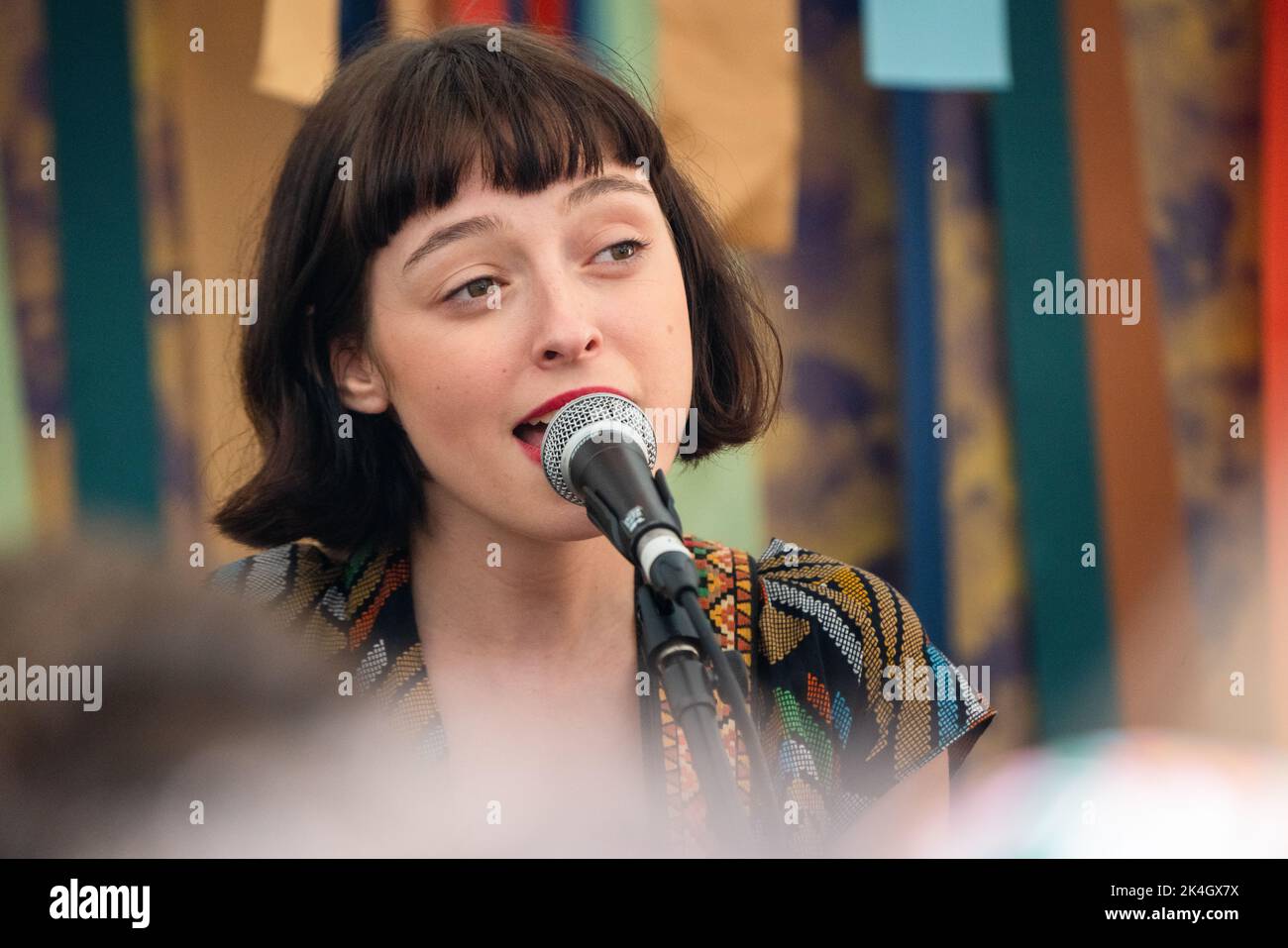 Welsh-Australian singer Stella Donnelly plays the Rough Trade Tent at ...