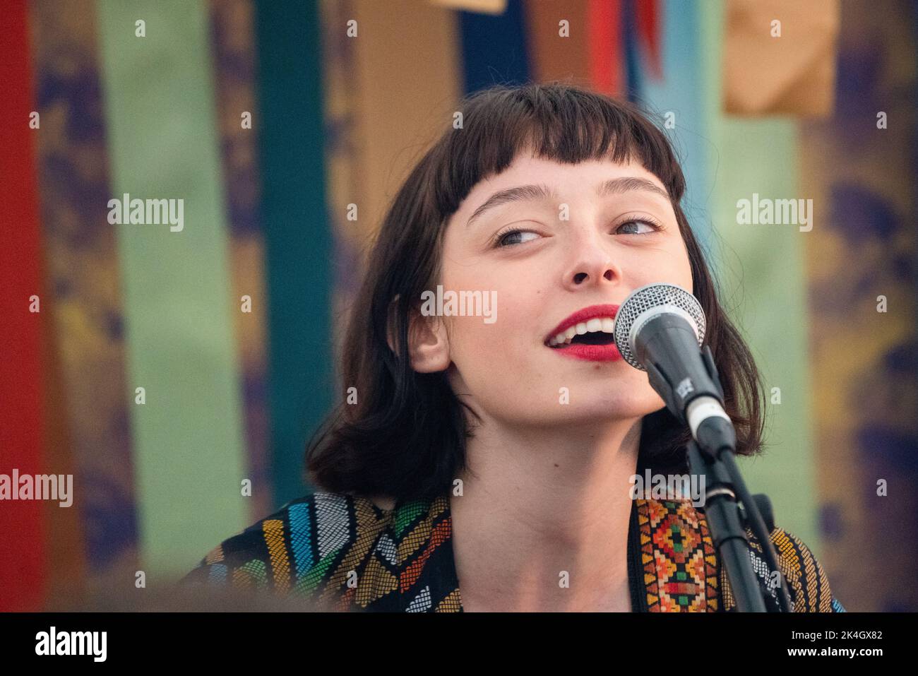 Welsh-Australian singer Stella Donnelly plays the Rough Trade Tent at ...