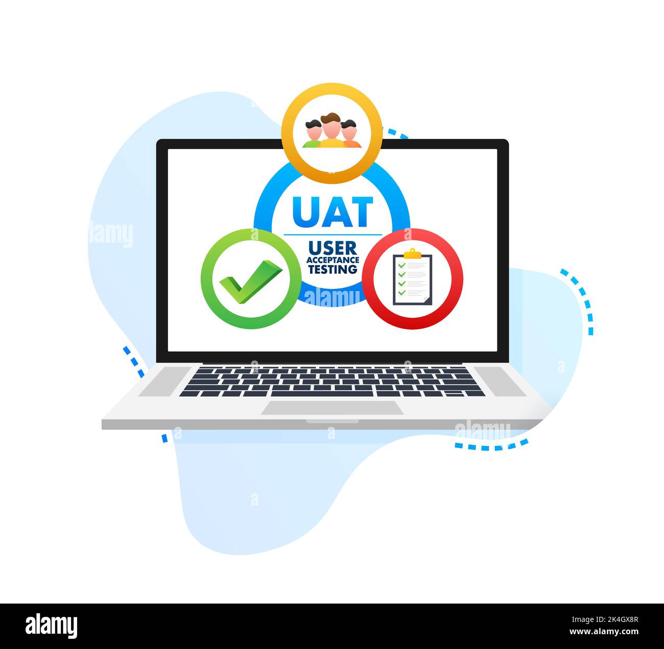 Flat web template with lms for concept design. Concept of learning ...