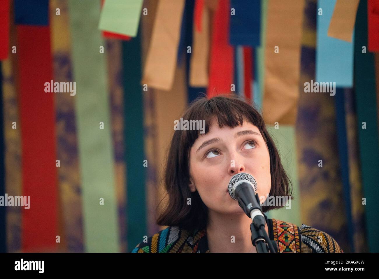 Welsh-Australian singer Stella Donnelly plays the Rough Trade Tent at ...
