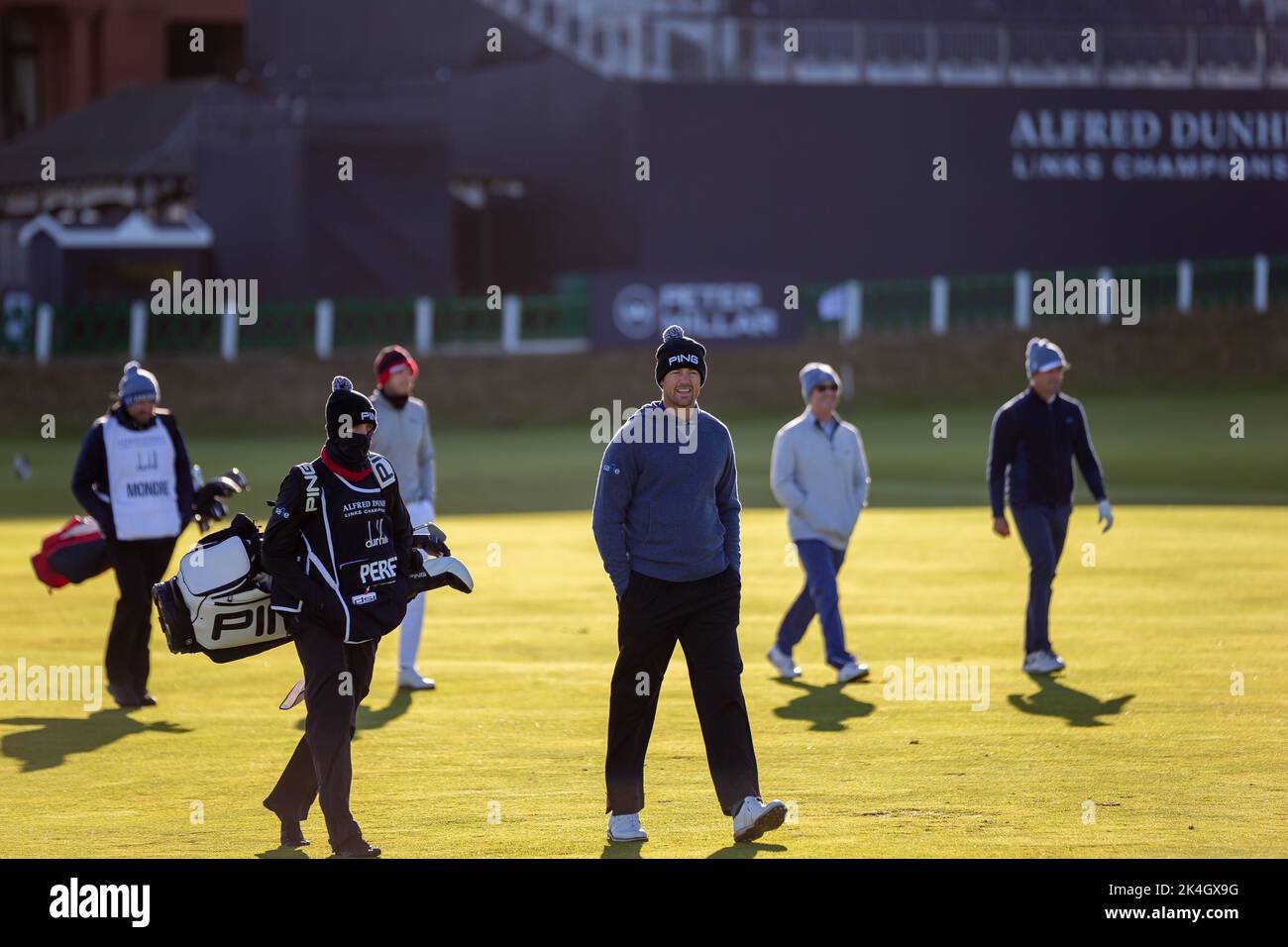 St Andrews, Scotland 1st October 2022. Victor Perez during the third ...