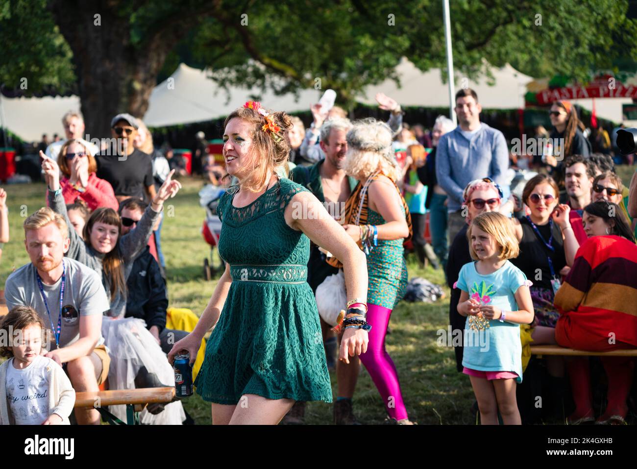 Green Man Festival 2019 – a popular music festival in Wales, UK. Photo ...