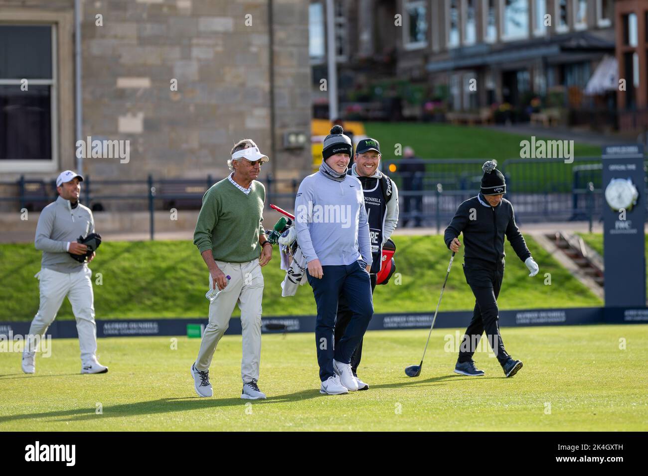 St Andrews, Scotland 1st October 2022. Robert Macintyre, Francesco ...