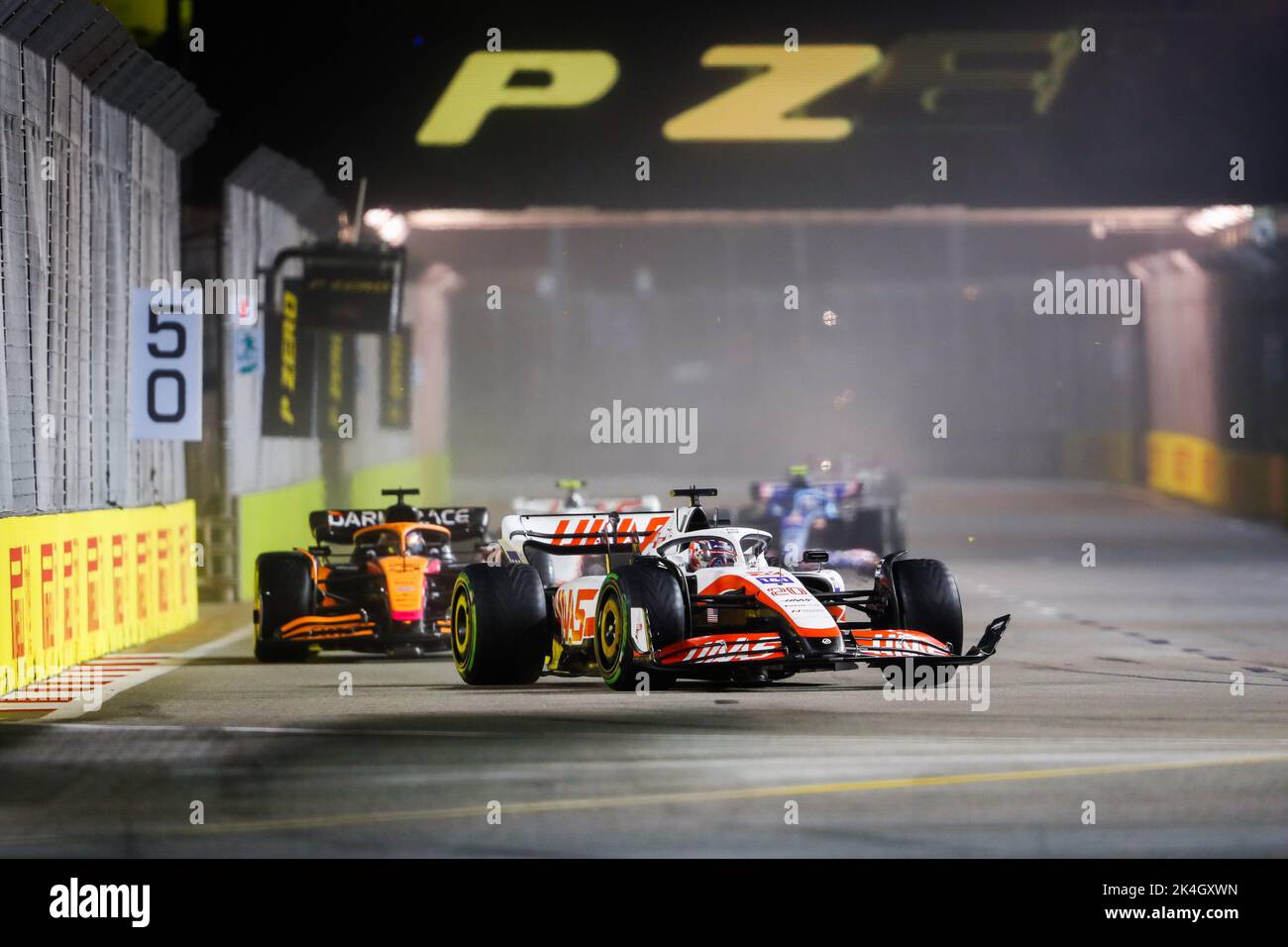 Singapore. 02nd Oct, 2022. 20 MAGNUSSEN Kevin (den), Haas F1 Team VF-22 ...