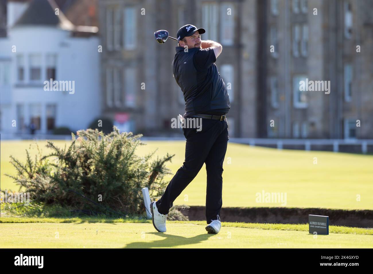 St Andrews, Scotland 1st October 2022. Shane Lowry during the third ...