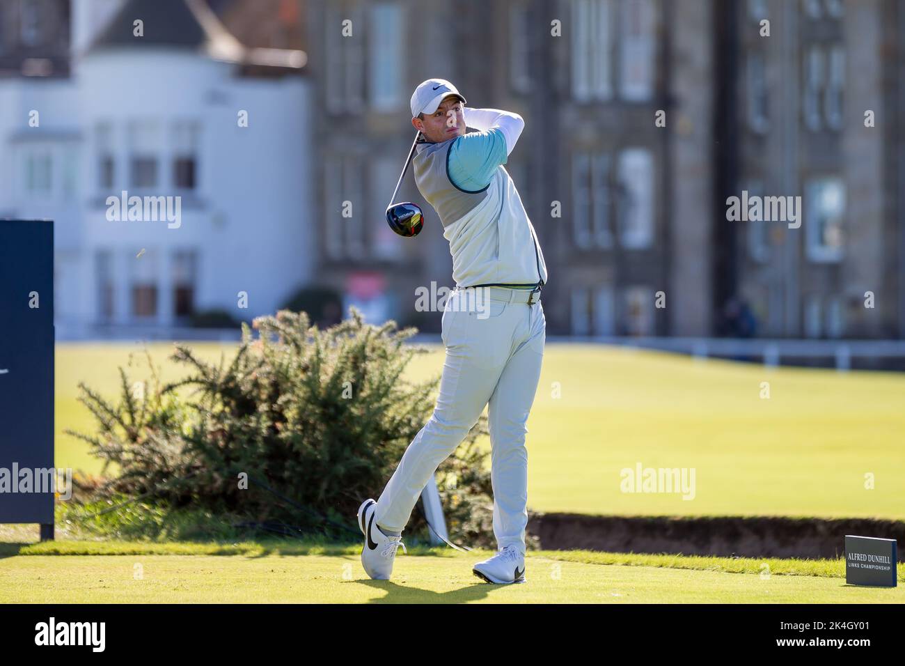 St Andrews, Scotland 1st October 2022. Rory McIlroy during the third ...