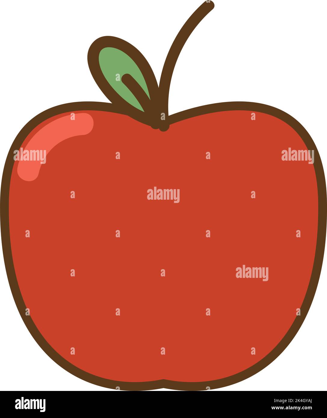 apple fruit fresh Stock Vector Image & Art - Alamy