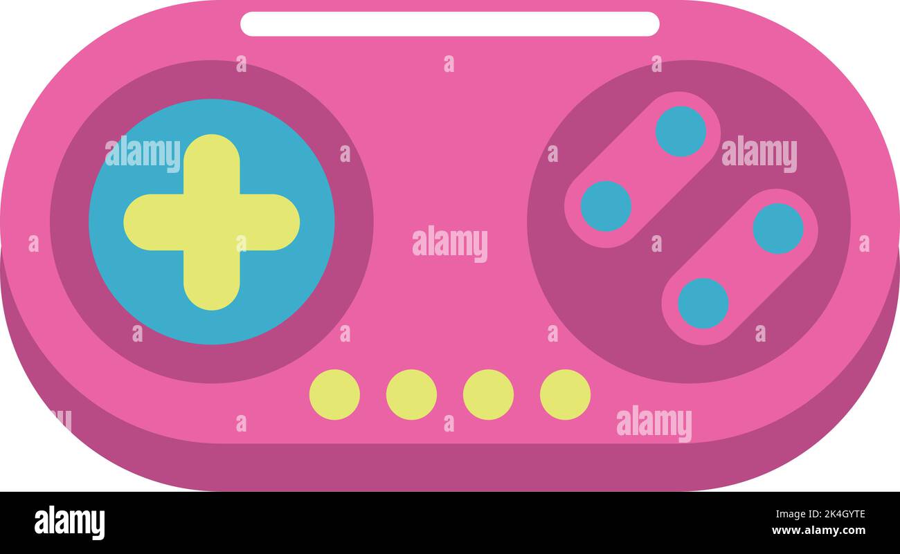 90s retro gamepad Stock Vector Image & Art - Alamy