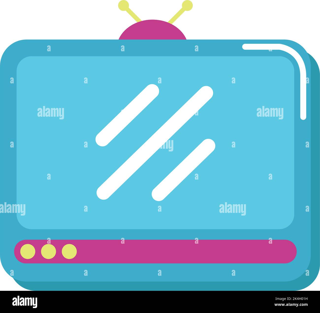 90s retro television Stock Vector Image & Art - Alamy