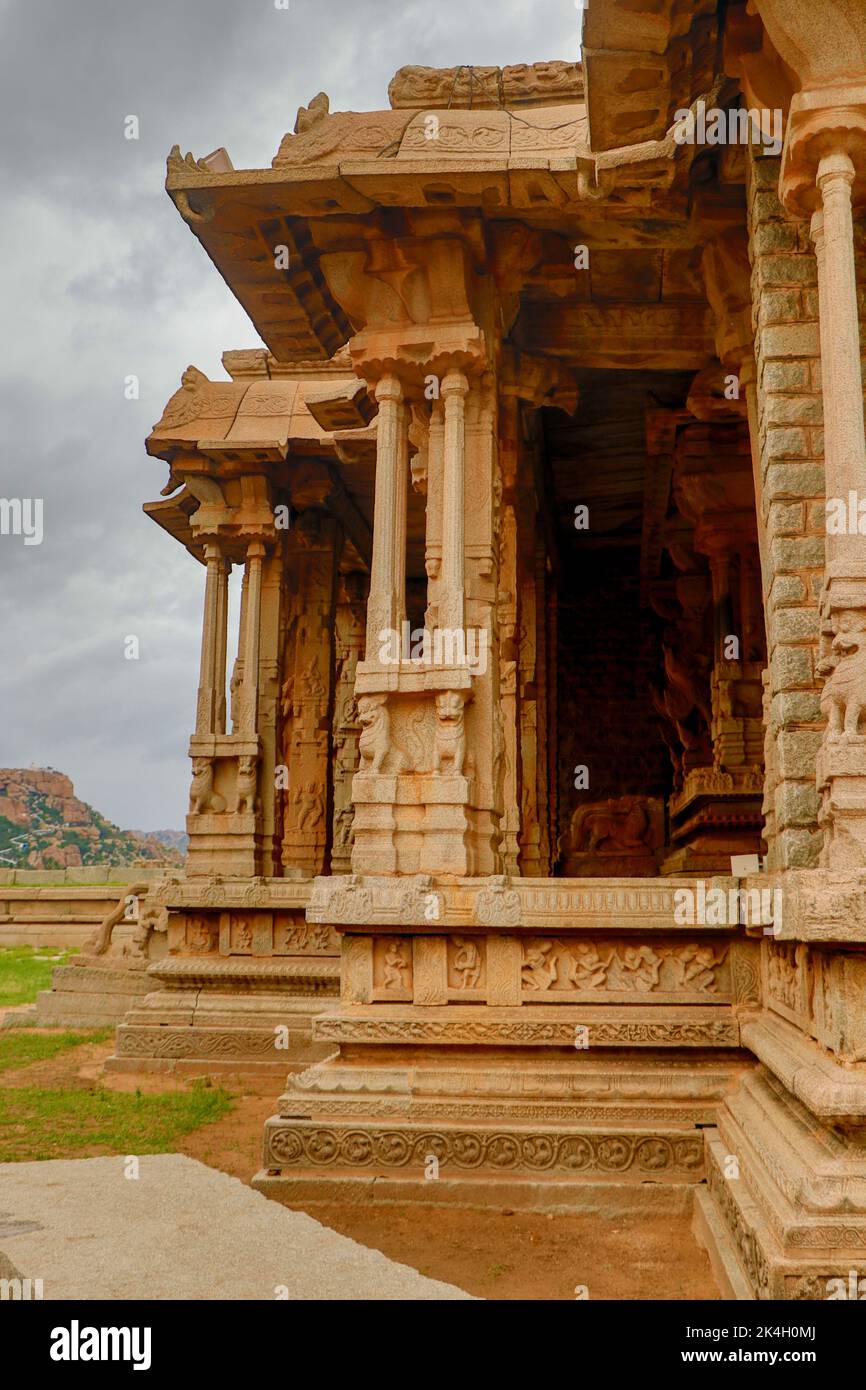 The Hampi sights and temples in India Stock Photo - Alamy