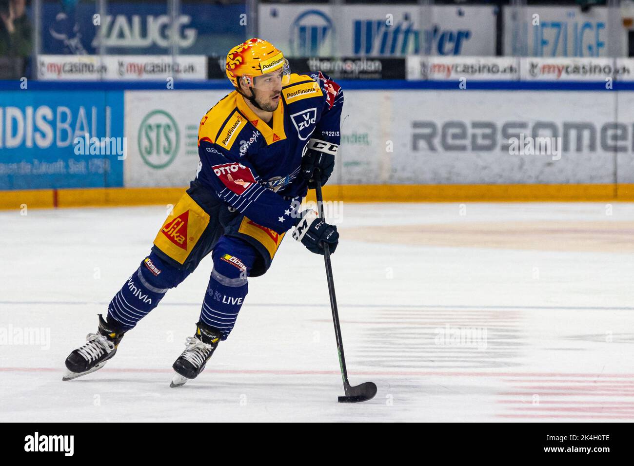 PostFinance top scorer Jan Kovar (EV Zug) during the National League ...
