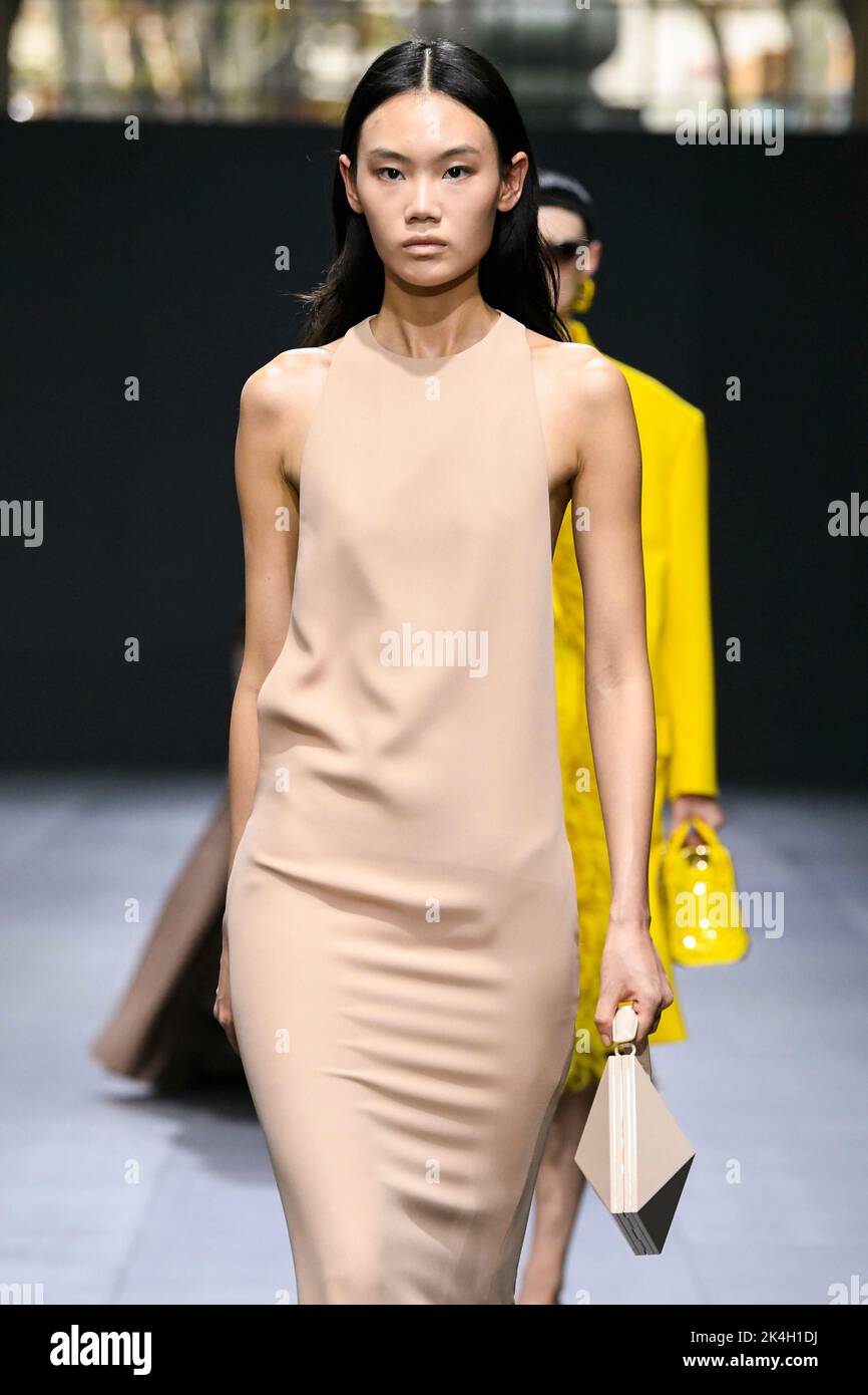 VALENTINO SS23 runway during Paris fashion Week on October 2022 - Paris ...