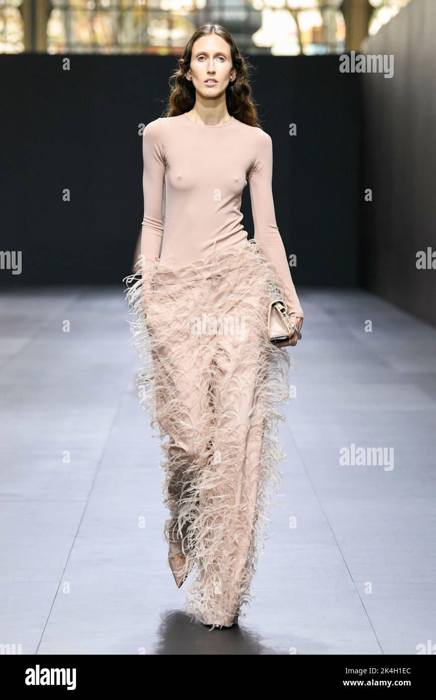 VALENTINO SS23 runway during Paris fashion Week on October 2022 - Paris ...