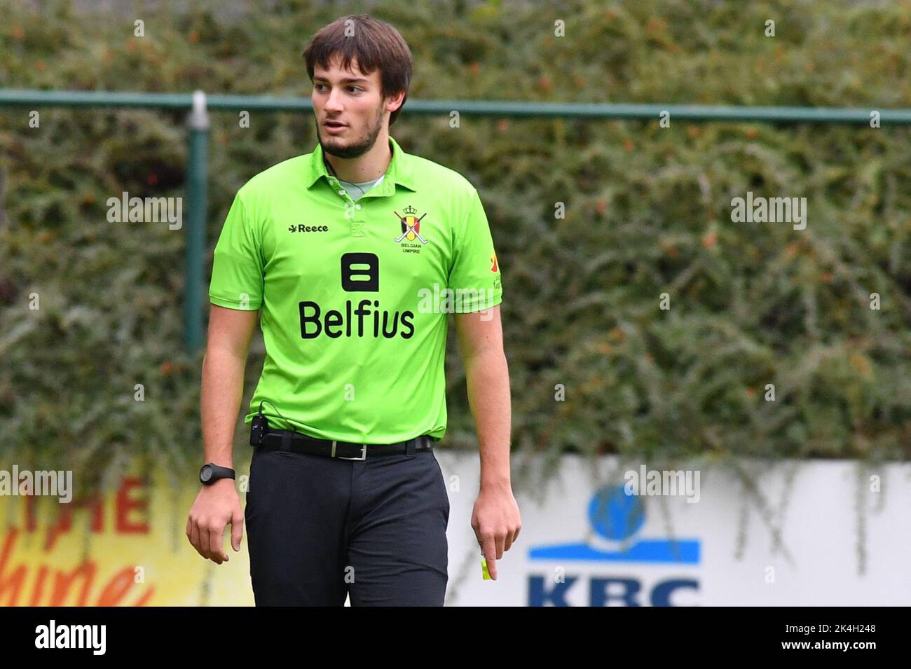 Illustration picture shows the umpire during a hockey game between ...