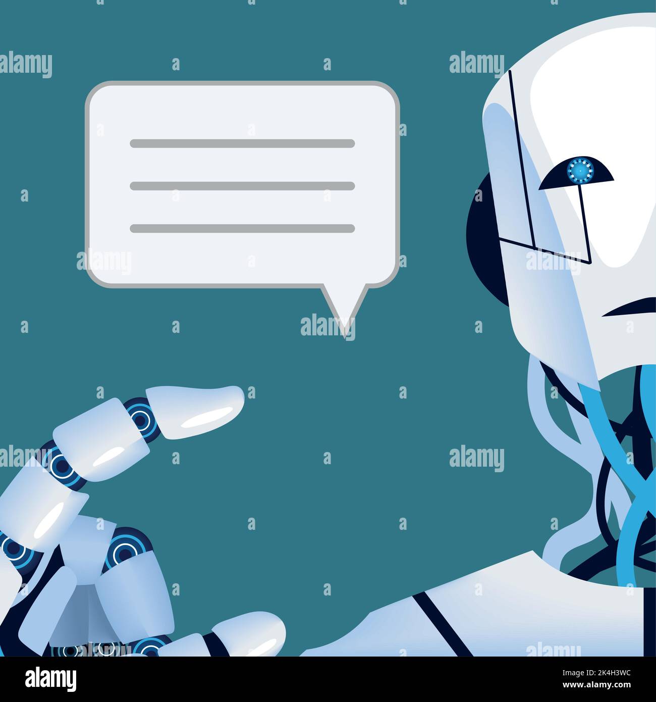 robot and artificial intelligence Stock Vector Image & Art - Alamy