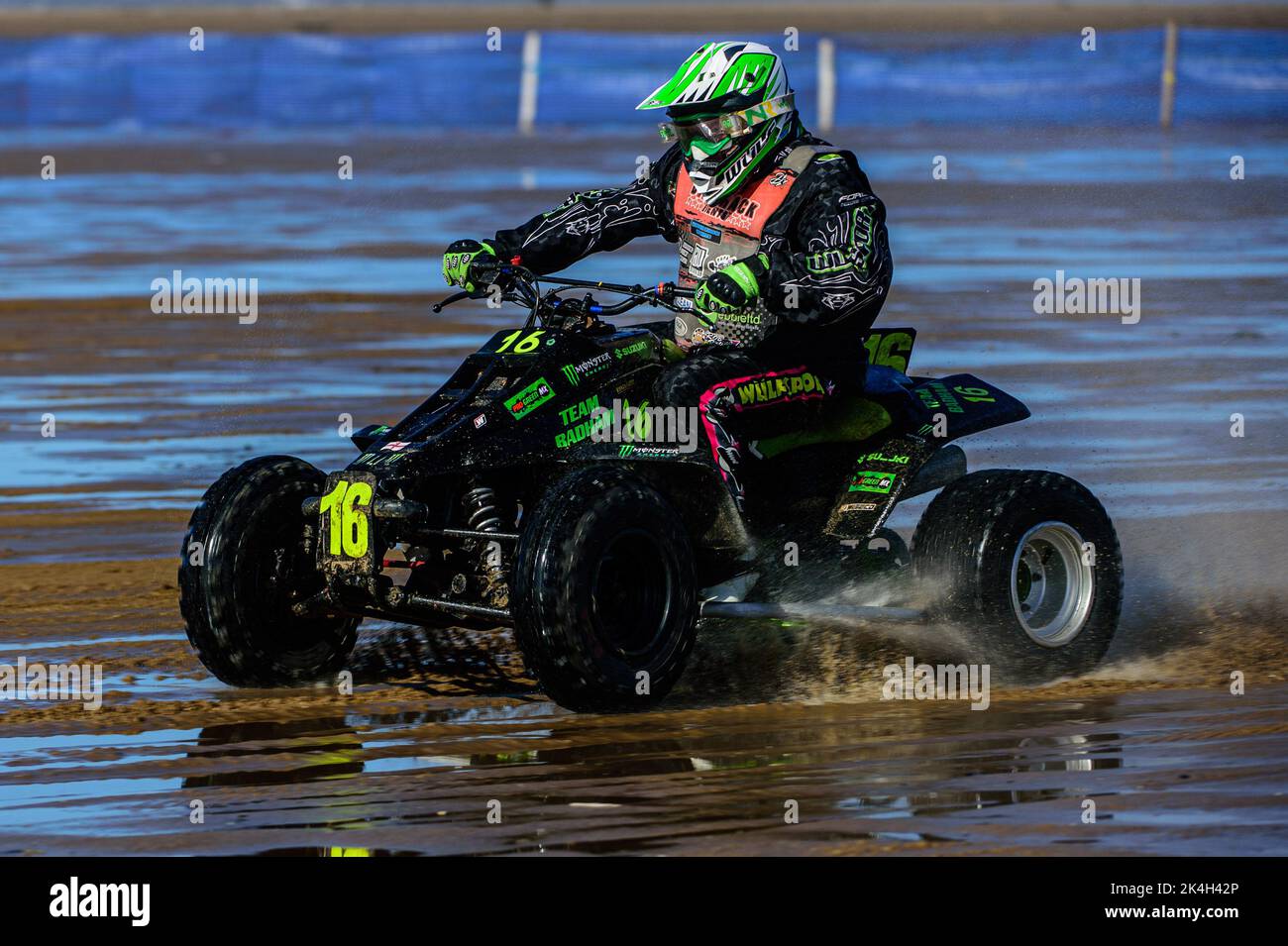St Annes on Sea, UK. 2nd October, 2022. Richard Badham (16) during the ...