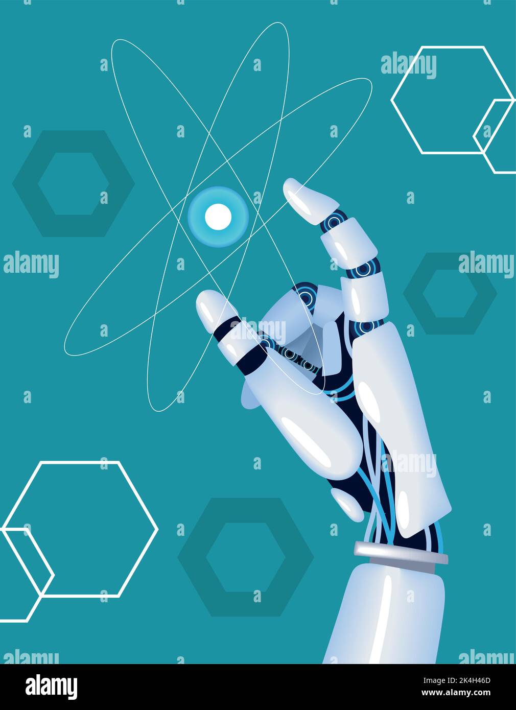 artificial intelligence arm robot Stock Vector Image & Art - Alamy