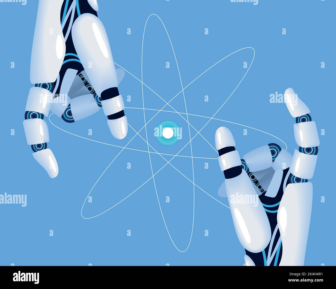 artificial intelligence automatic hands Stock Vector Image & Art - Alamy