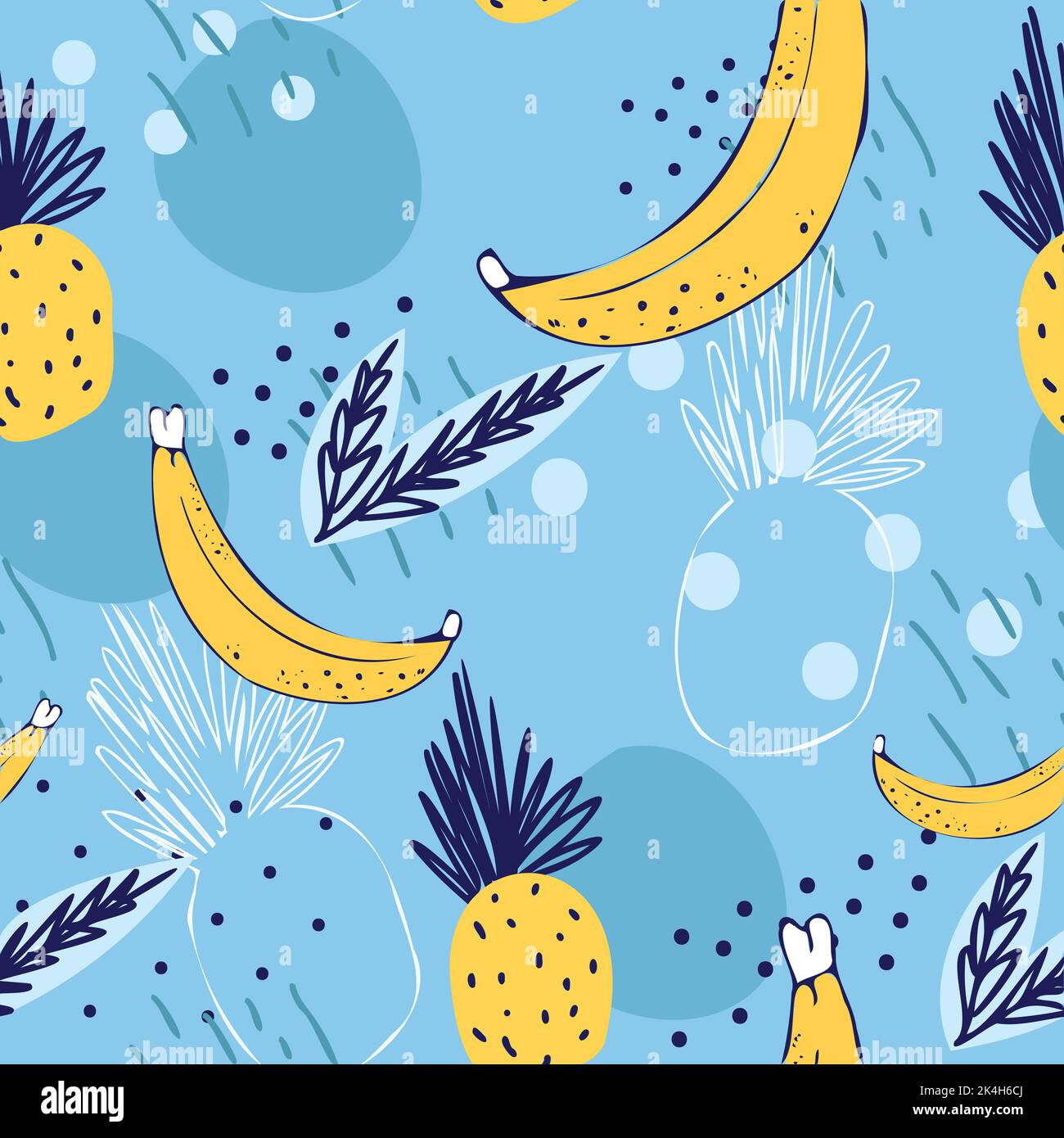 Tropical fruits cartoon illustration hi-res stock photography and ...