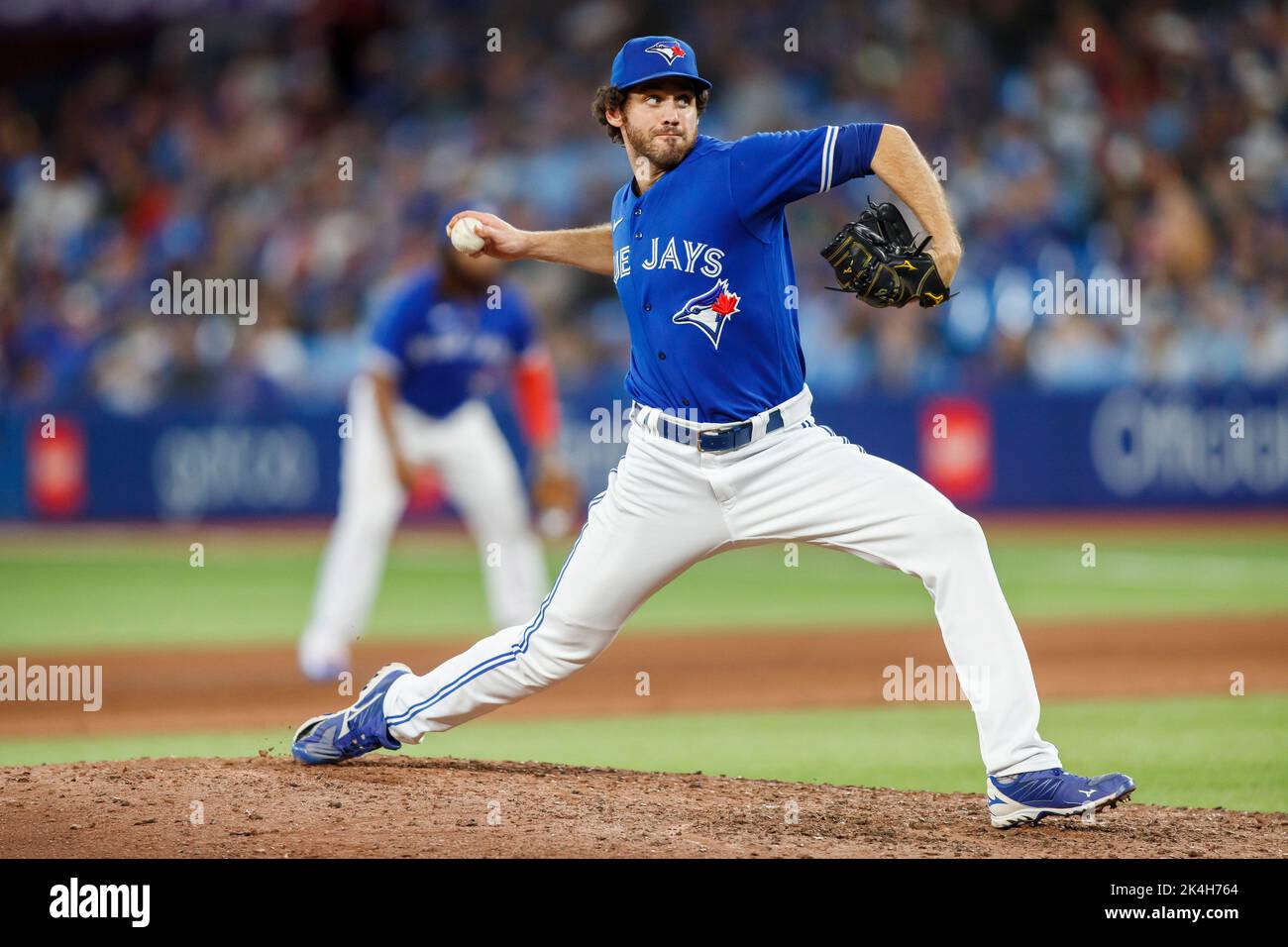 October 2, 2022, TORONTO, ON, CANADA: Toronto Blue Jays relief pitcher ...