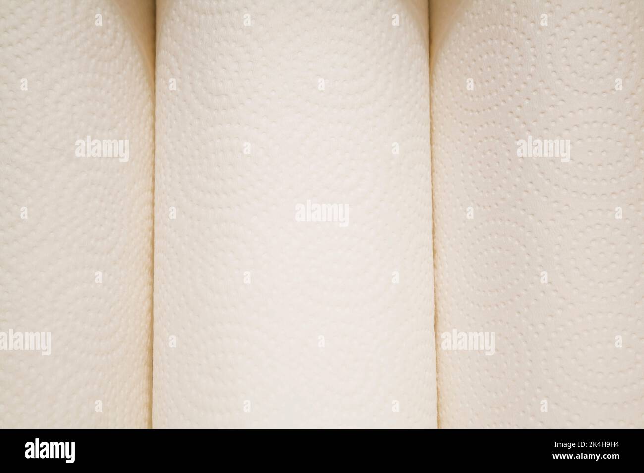 White paper towel rolls Stock Photo - Alamy