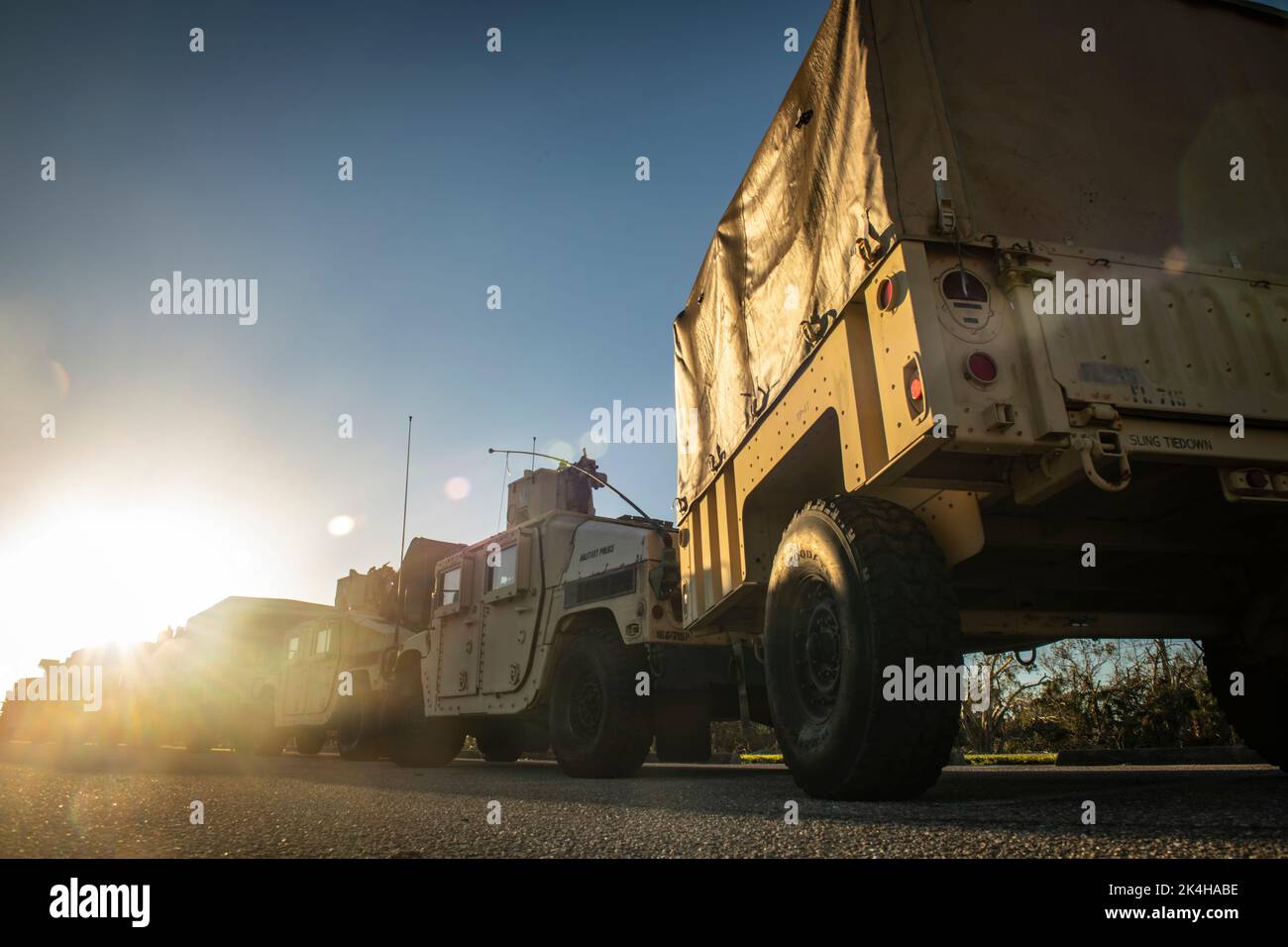 The Florida National Guard prepare to depart in response to Hurricane ...
