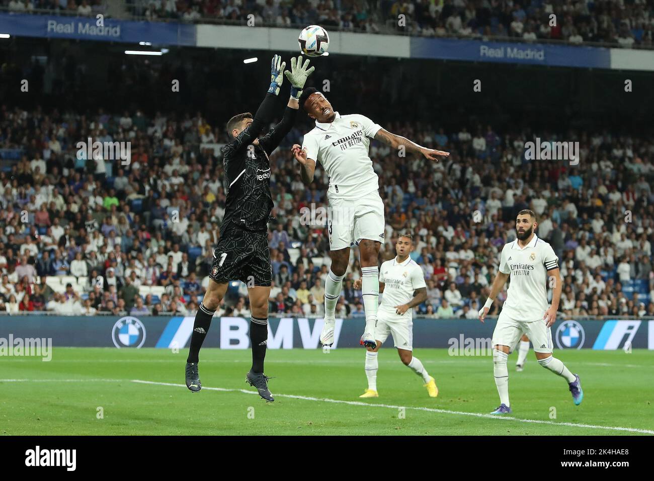 Madrid, Spain. 02nd Oct, 2022. Real Madrid´s Éder Militão in action ...