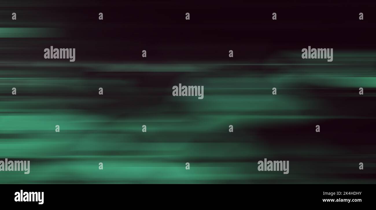Abstract illustration of green faded texture effect on black background ...