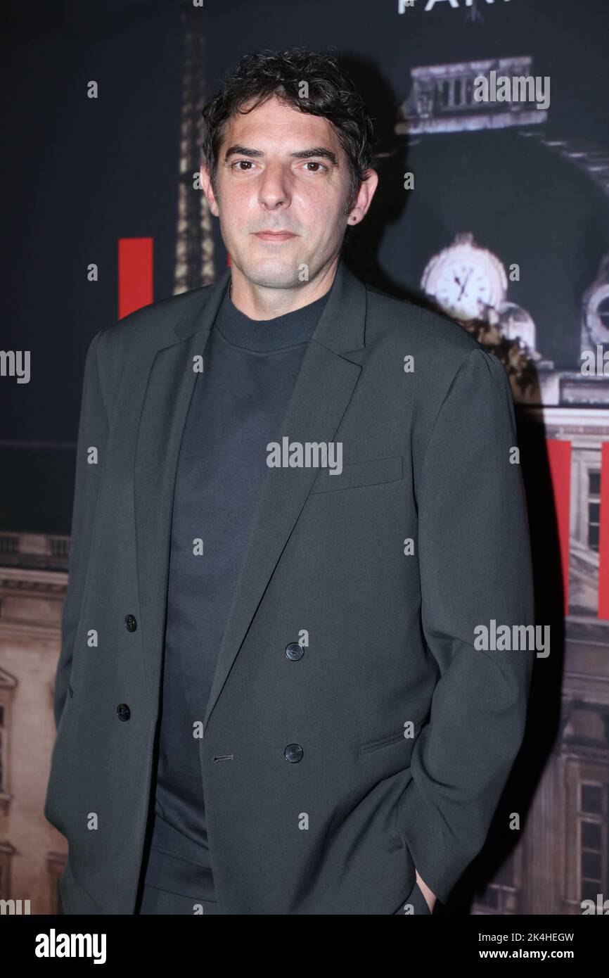 Damien Bonnard attending the L’Oreal Womenswear Spring/Summer 2023 show ...