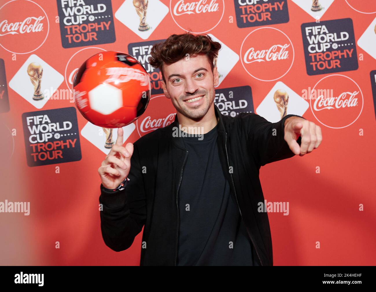 Berlin, Germany. 02nd Oct, 2022. Marcel Gurk, soccer freestyler ...