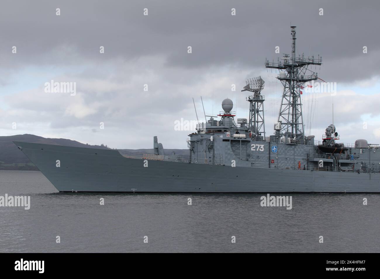 ORP General Tadeusz Kosciuszko (273), an Oliver Hazard Perry-class ...