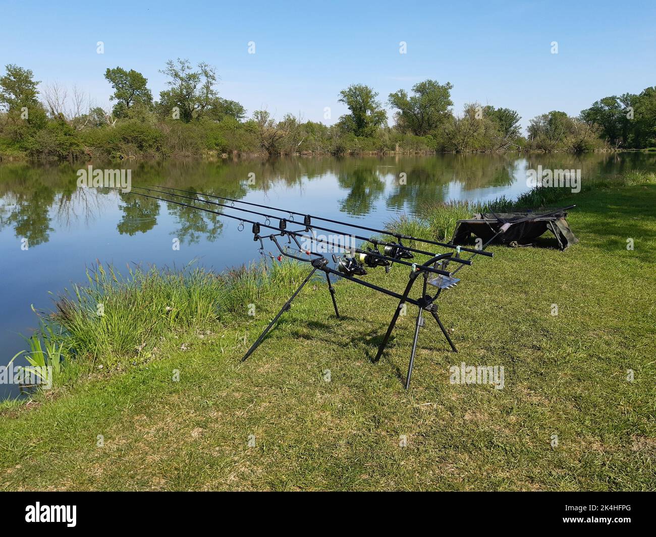 Rod holder hi-res stock photography and images - Alamy