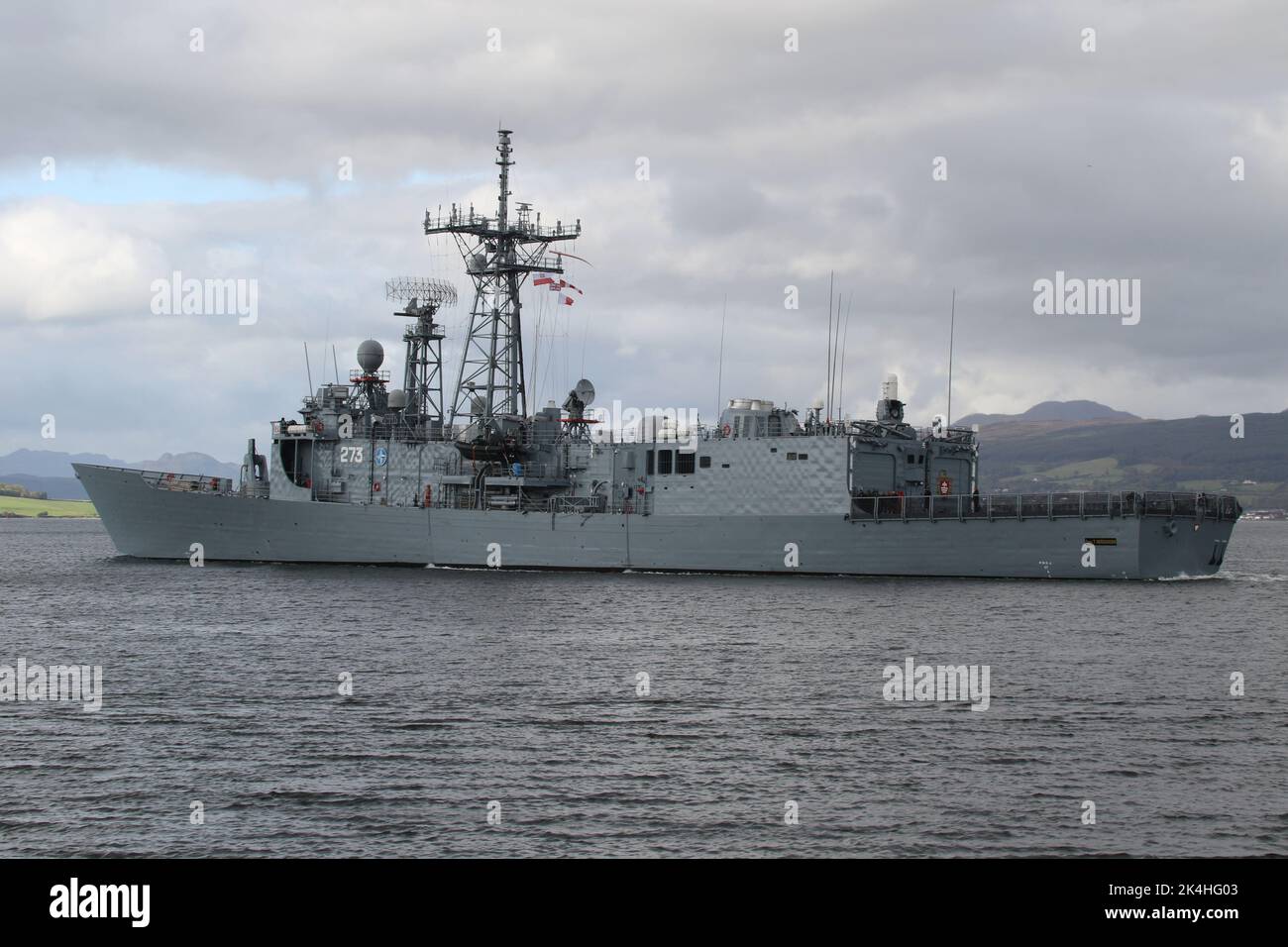 ORP General Tadeusz Kosciuszko (273), an Oliver Hazard Perry-class ...