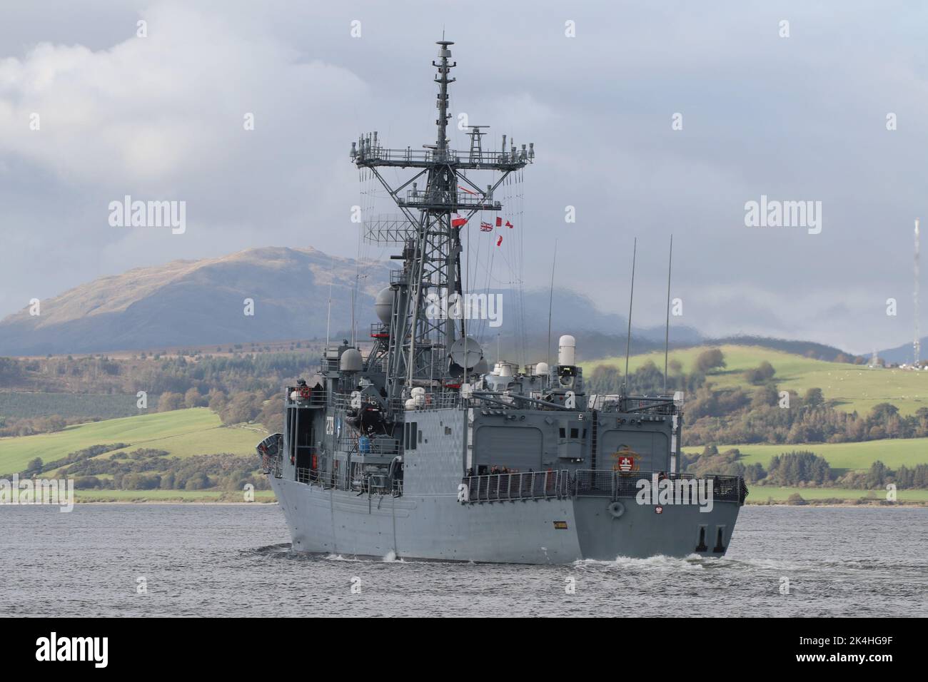 ORP General Tadeusz Kosciuszko (273), an Oliver Hazard Perry-class ...
