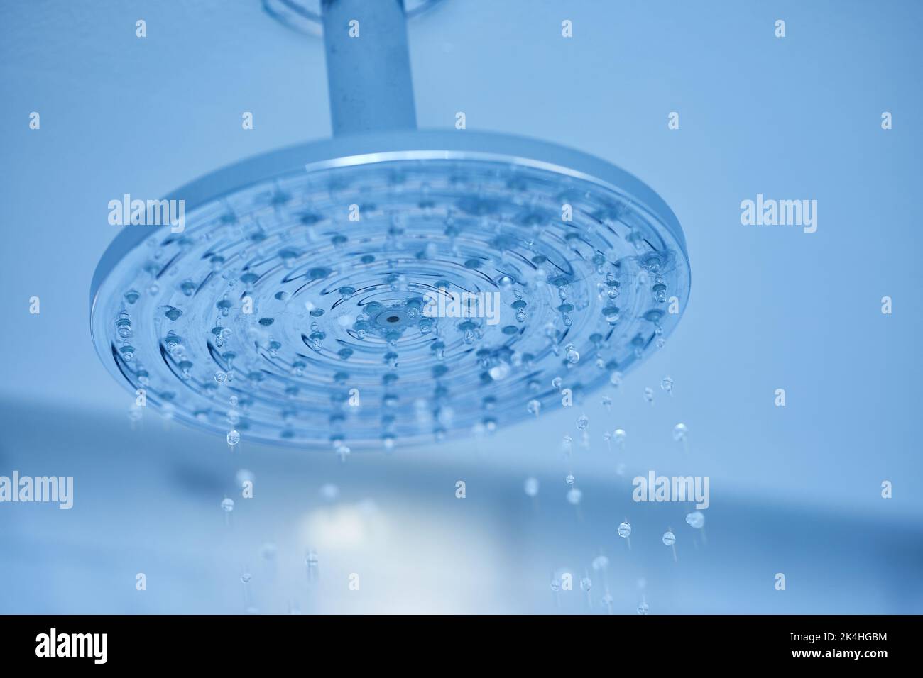 Shower water flowing Stock Photo - Alamy
