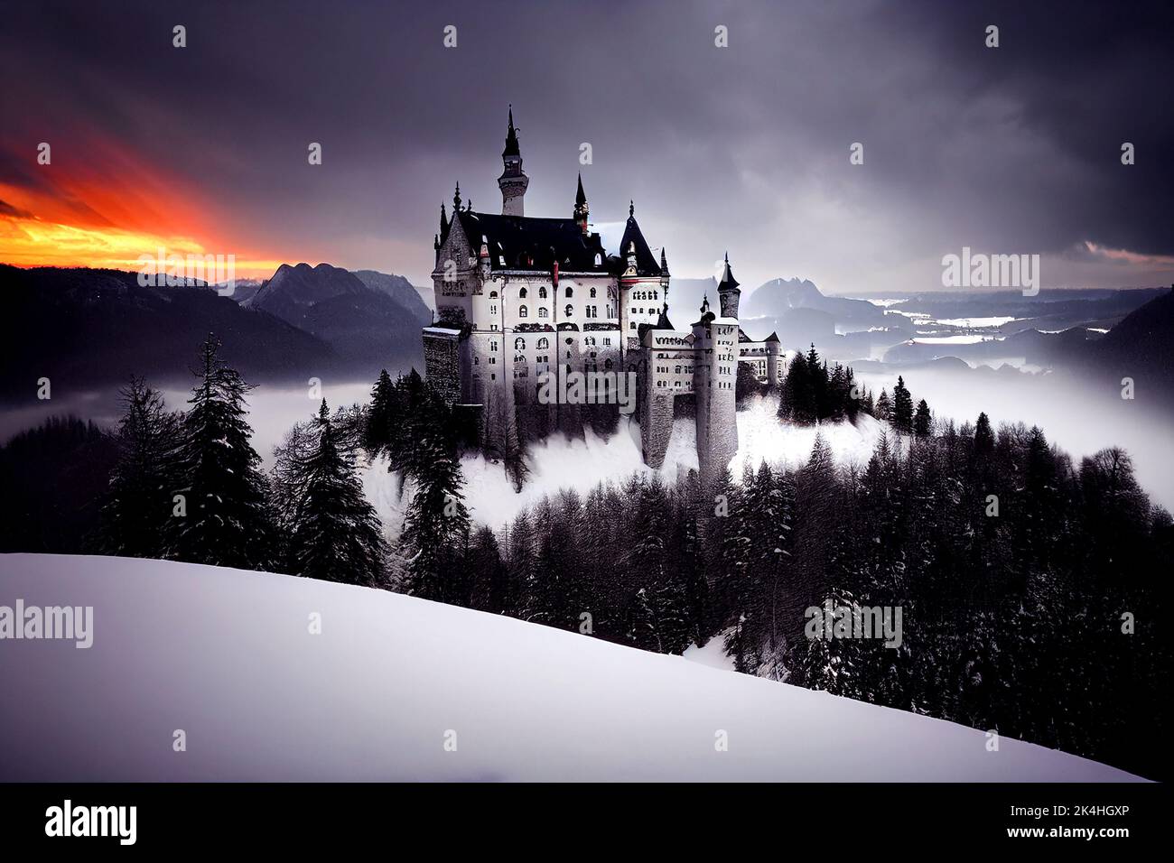 Magical castle hi-res stock photography and images - Alamy