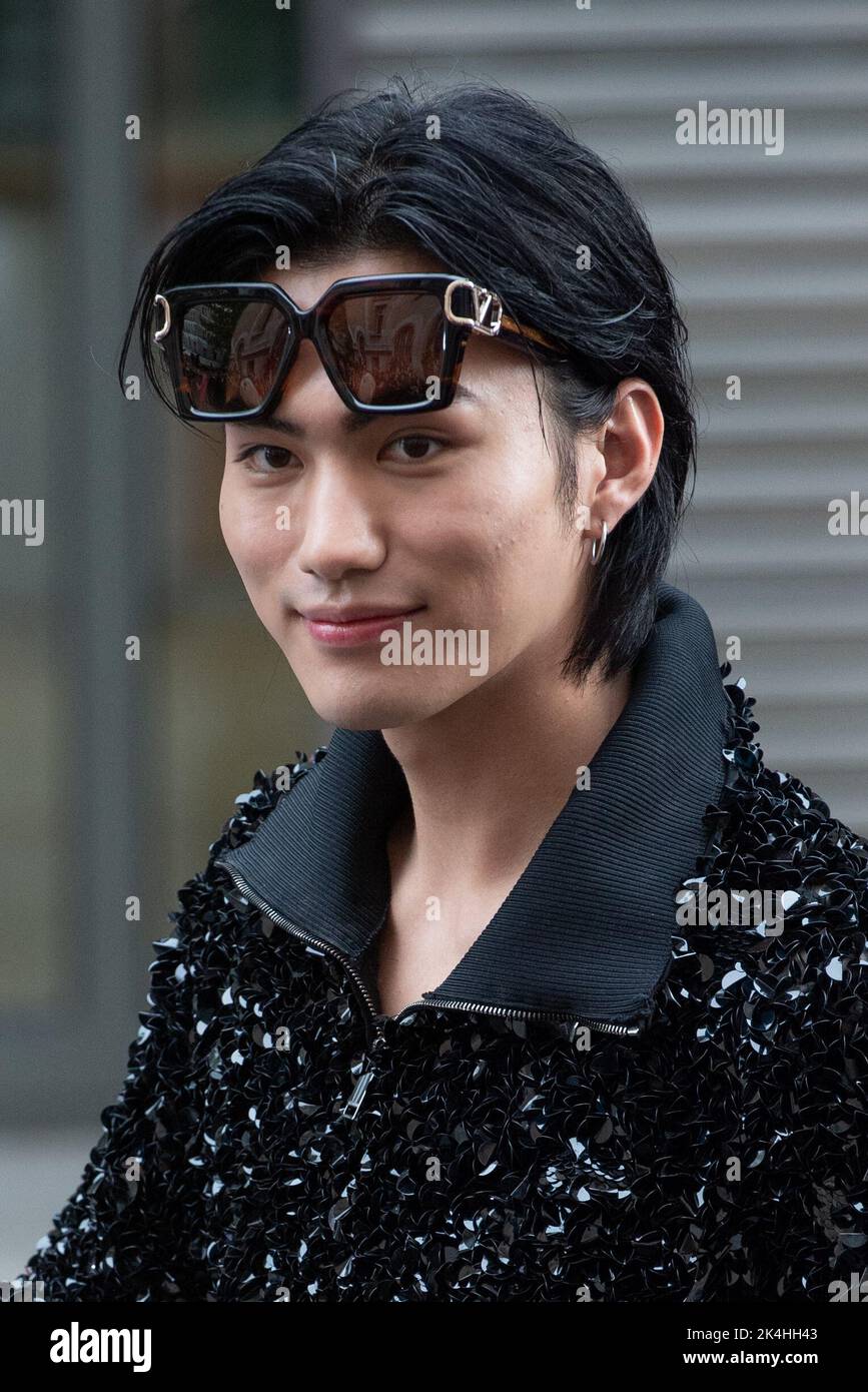 Ohira Shuzo attending the Valentino Womenswear Spring/Summer 2023 show ...