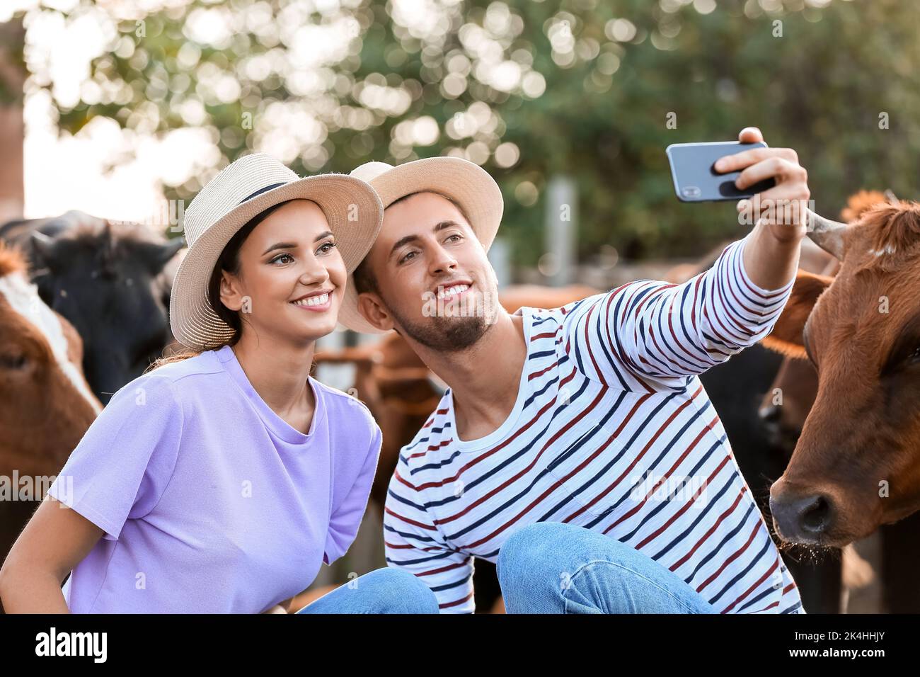 Female farmers taking care hi-res stock photography and images - Alamy