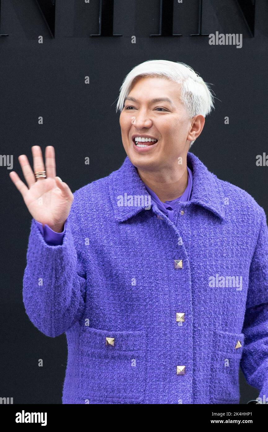 Bryanboy attending the Valentino Womenswear Spring/Summer 2023 show as ...