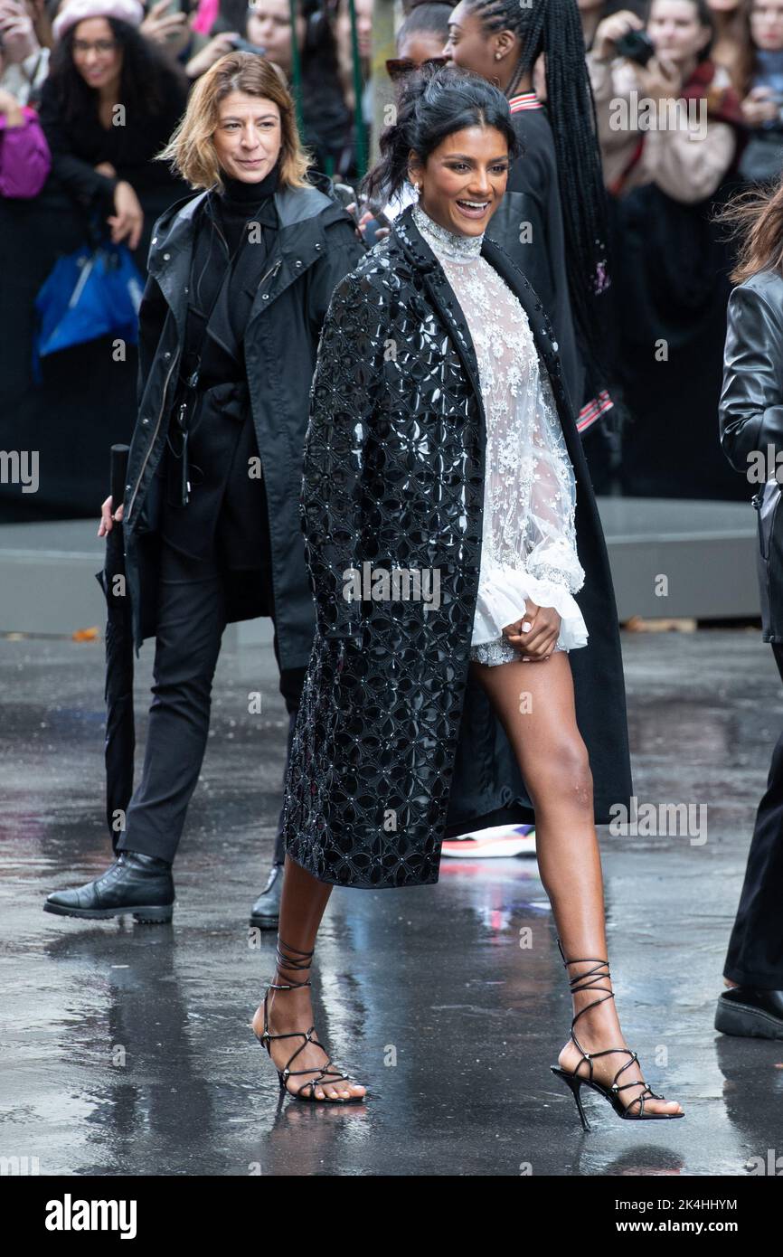 Simone Ashley attending the Valentino Womenswear Spring/Summer 2023 ...