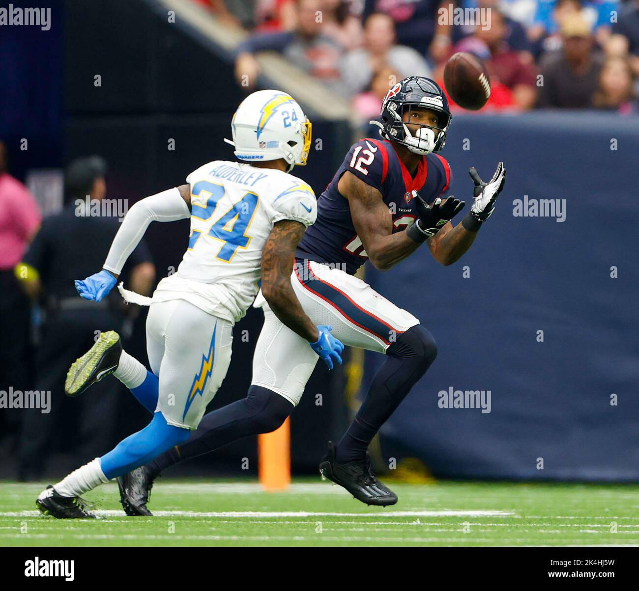 Houston, USA. October 2, 2022: Texans wide receiver Nico Collins (12 ...