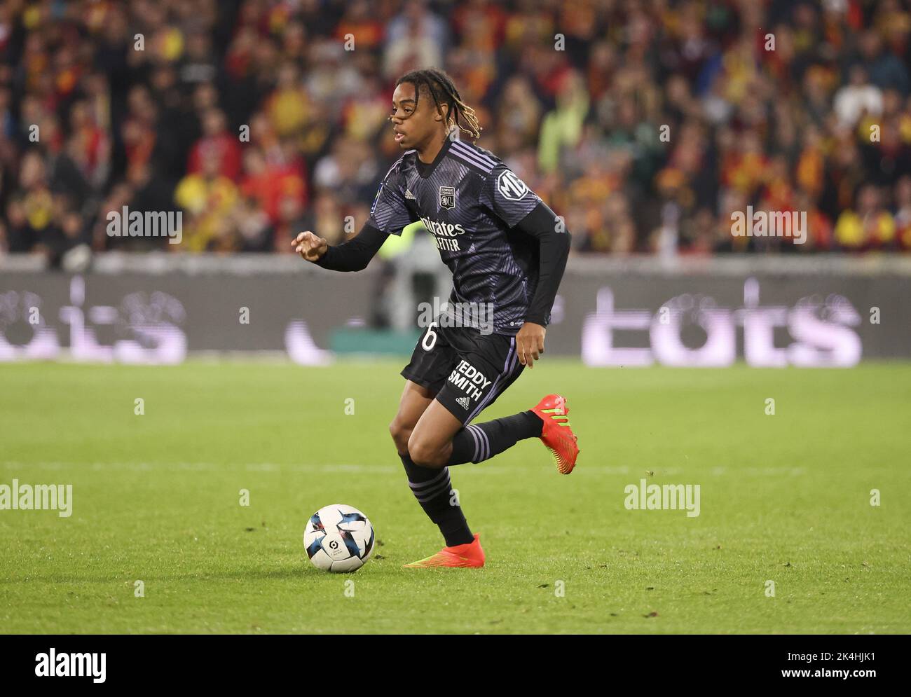Bradley Barcola of Lyon during the French championship Ligue 1 football ...
