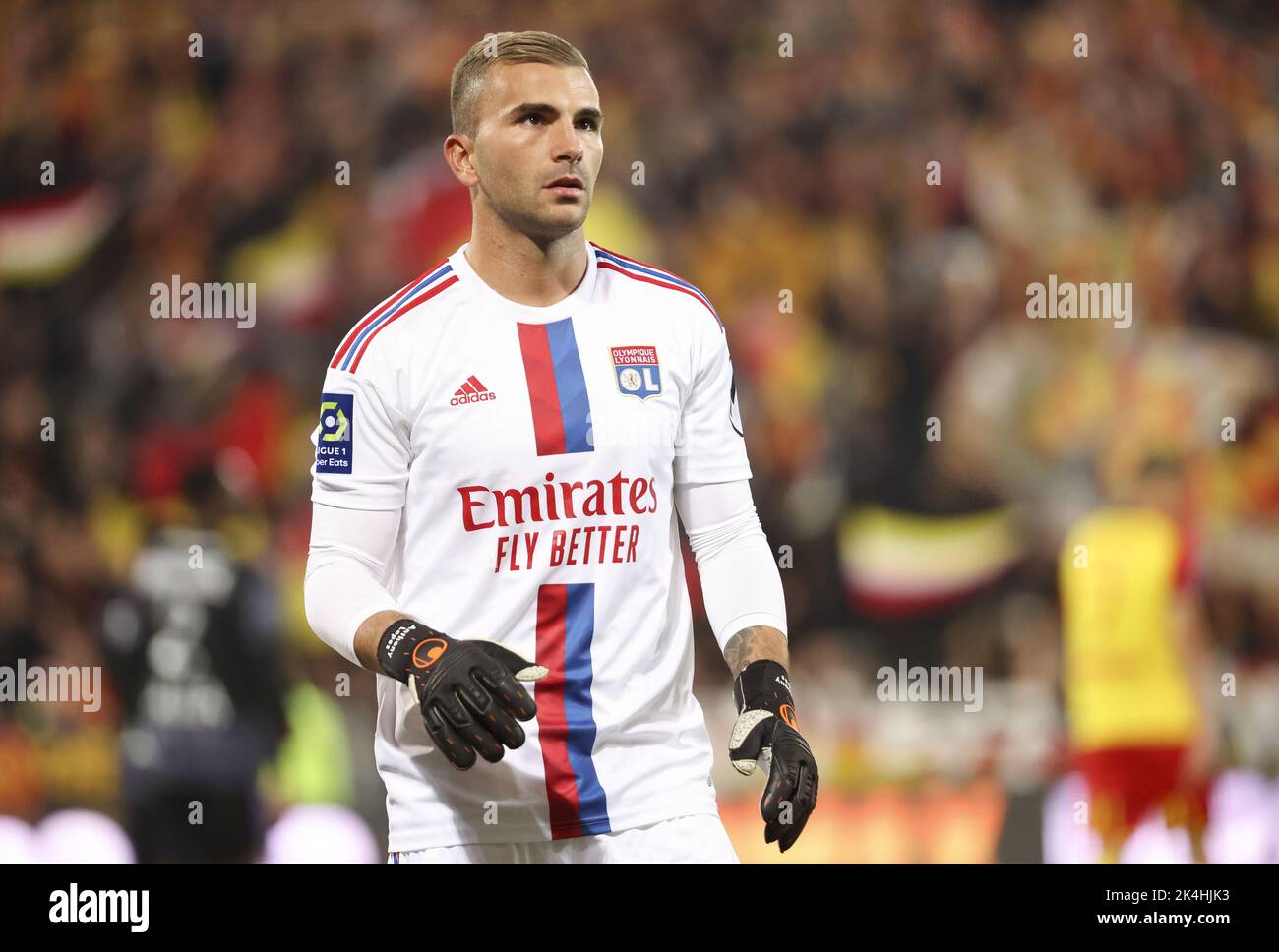 Goalkeeper of Lyon Anthony Lopes during the French championship Ligue 1 ...