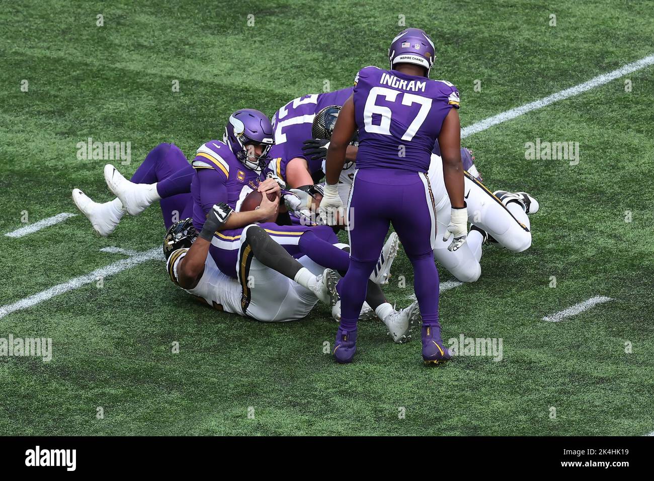 Marcus davenport vikings hi-res stock photography and images - Alamy