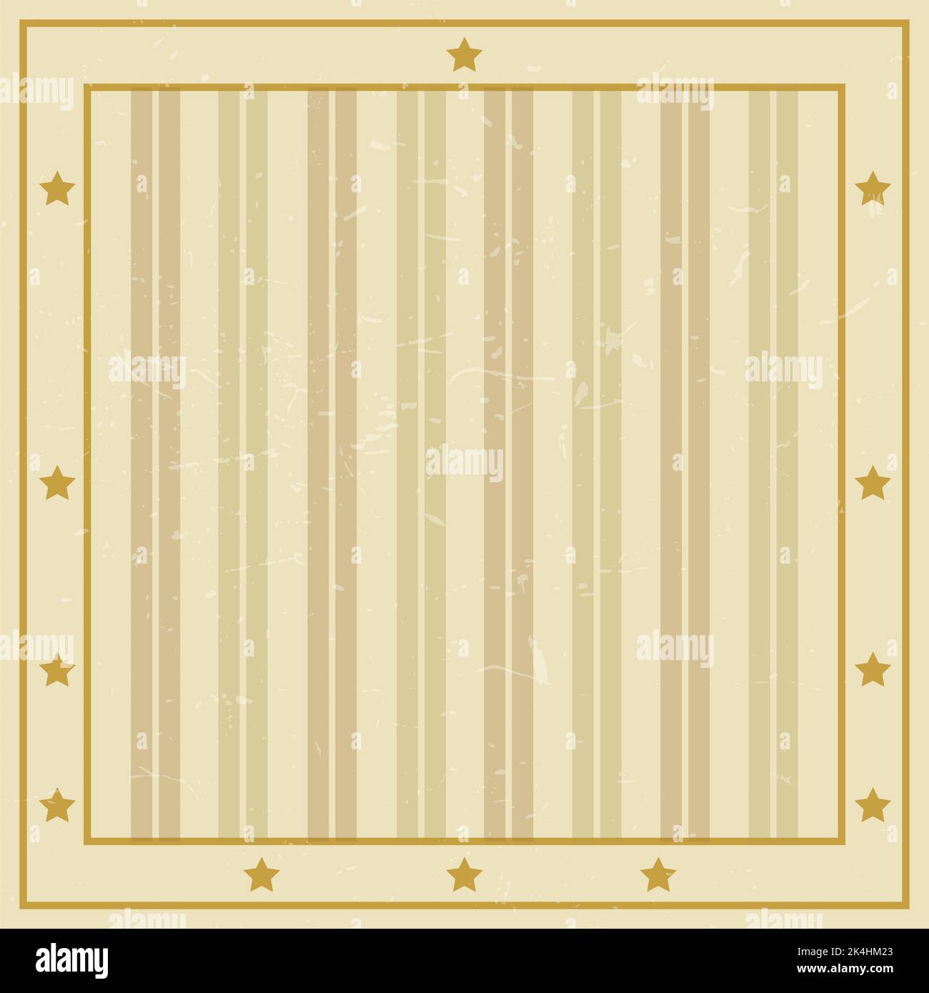 Multiple green and brown stripes with stars and yellow background ...