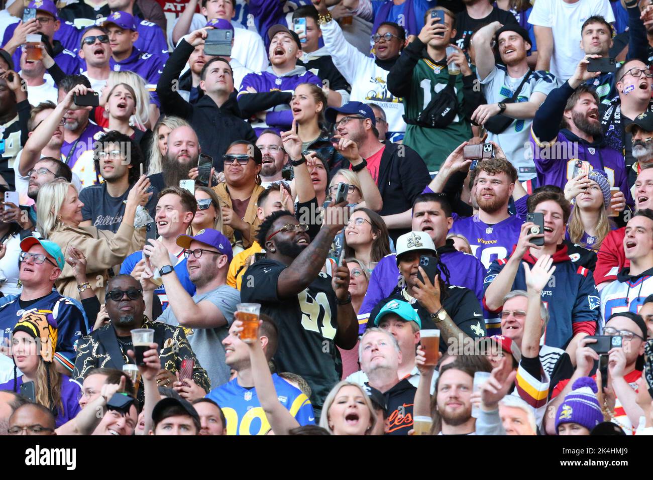 London, UK. 2nd October 2022; Tottenham Hotspur Stadium. Tottenham ...