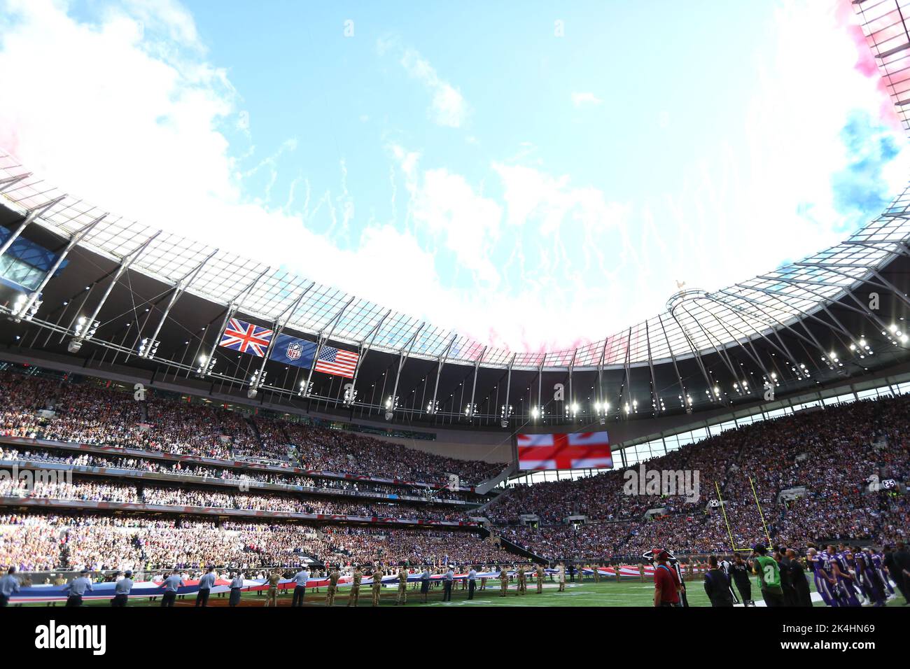 London, UK. 2nd October 2022; Tottenham Hotspur Stadium. Tottenham ...