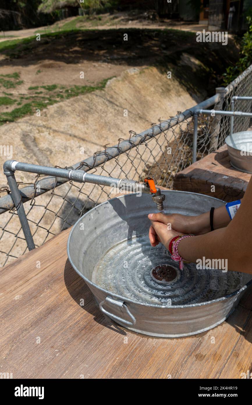 Old person hand with baby hand hi-res stock photography and images - Alamy