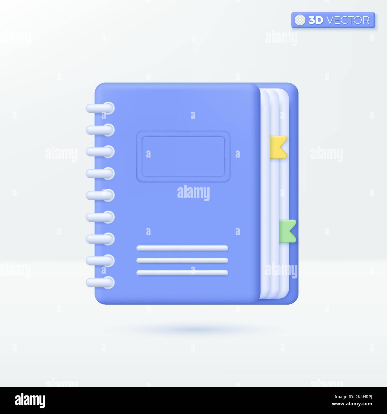 Diary or Book icon symbols. Textbook with bookmark, e-book, magazine ...